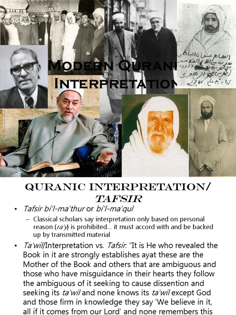 Modern Quranic Interpretation Overview | PDF | Quran | Islam
