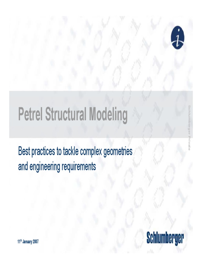 Petrel Structural Modeling | PDF | Fault (Geology) | Simulation