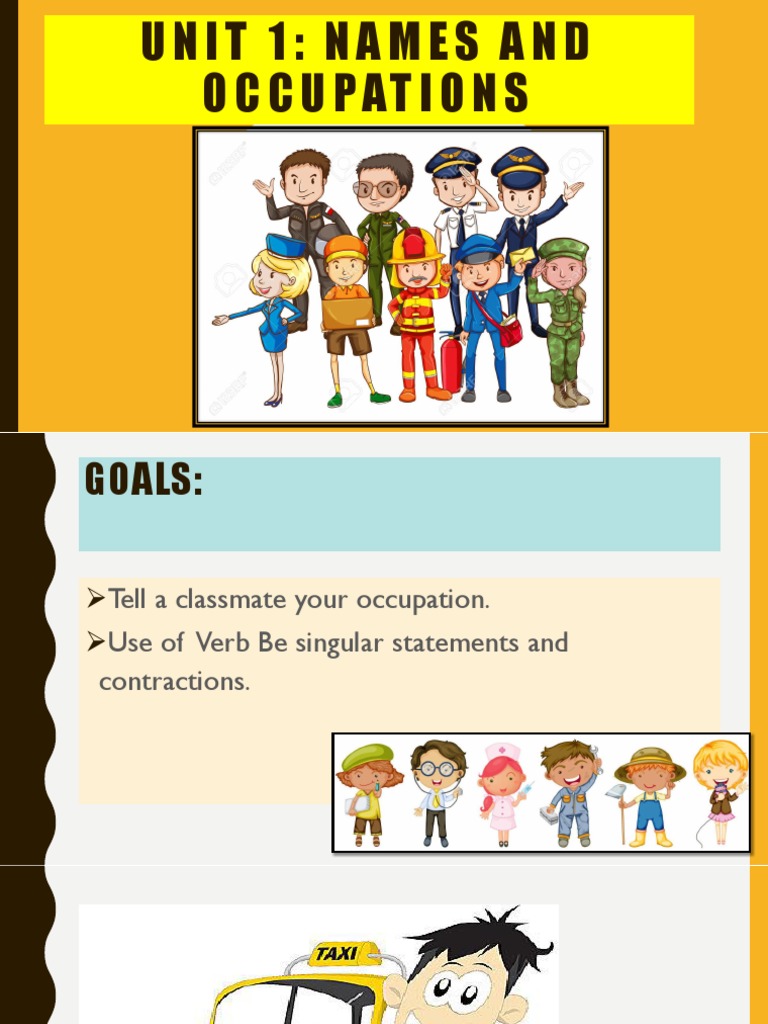 Unit 1 - Names and Occupations - Top Notch | PDF | Plural | English ...