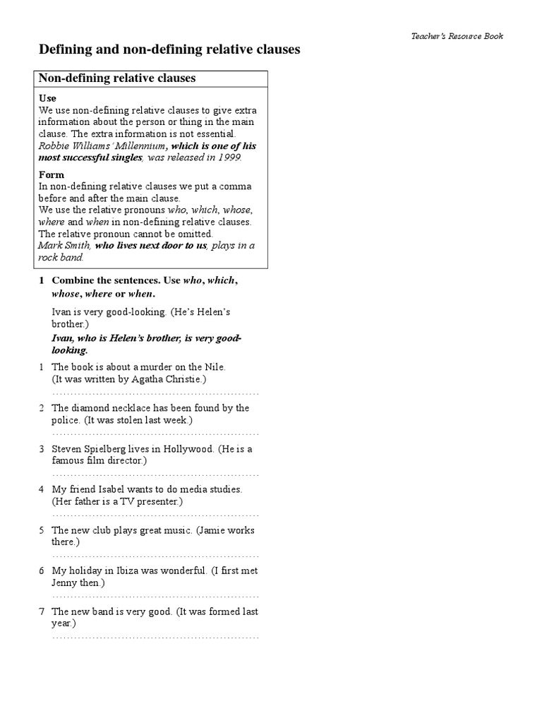 Relative Clauses | PDF | Syntactic Relationships | Languages