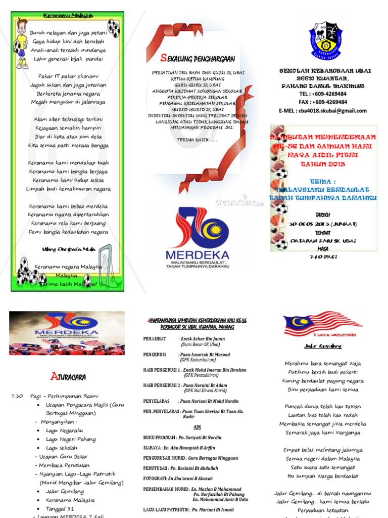 Pamplet Bulan Kemerdekaan | PDF