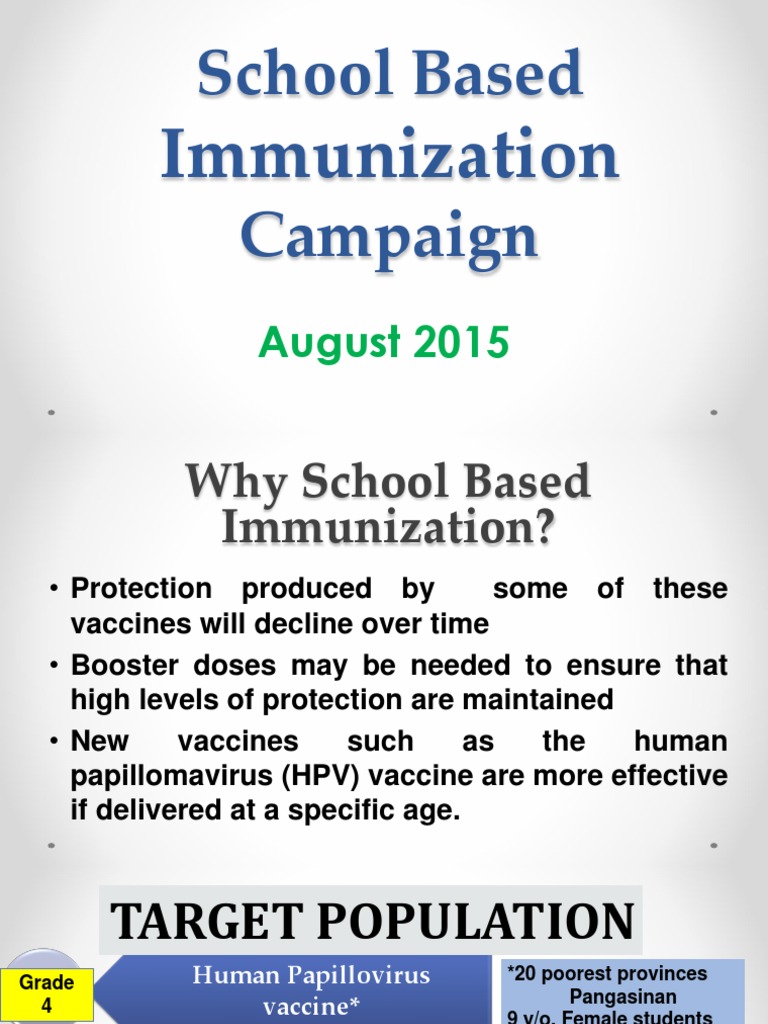 School Immunization Guidelines | PDF | Vaccines | Injection (Medicine)