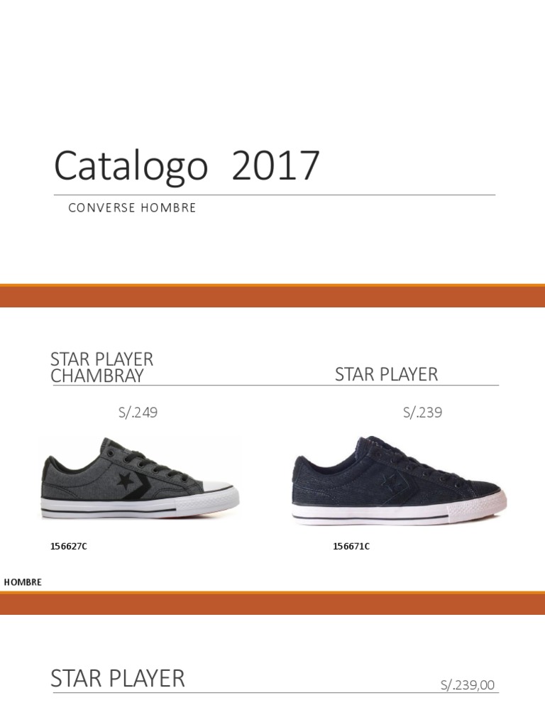 Catálogo Converse Hombre | PDF