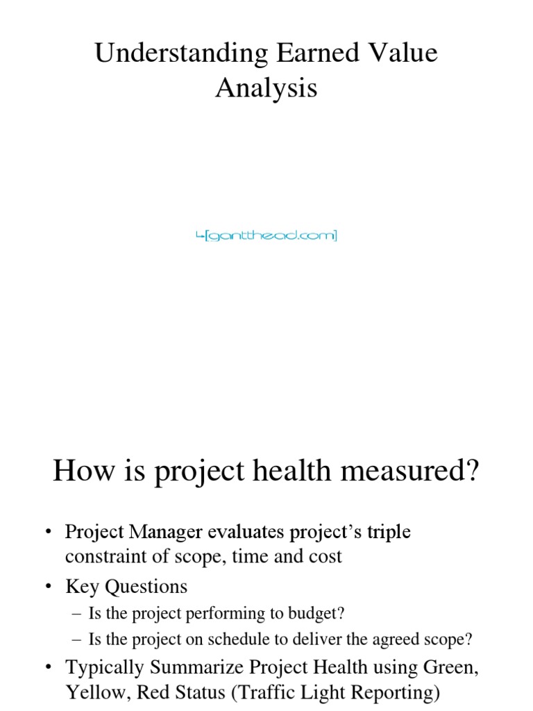 Understanding Earned Value Analysis | PDF | Business | Science