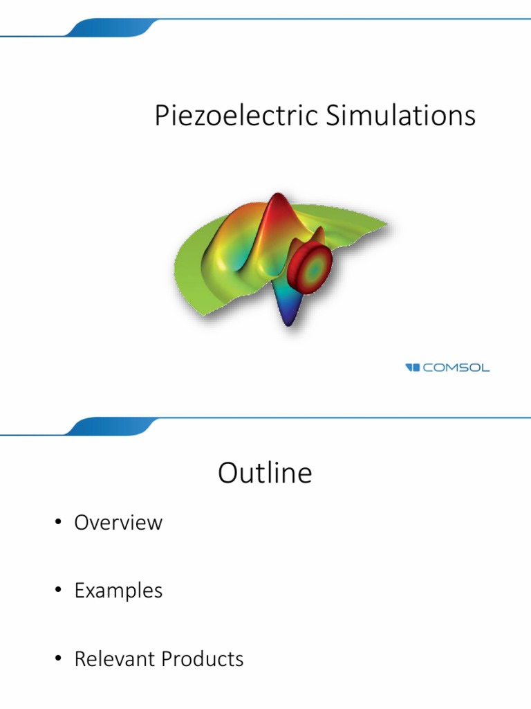 Piezo COMSOL 50.compressed PDF | PDF | Piezoelectricity | Dielectric