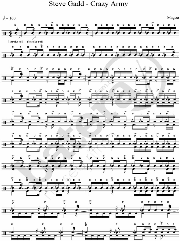 Crazy Army Steve Gadd | PDF