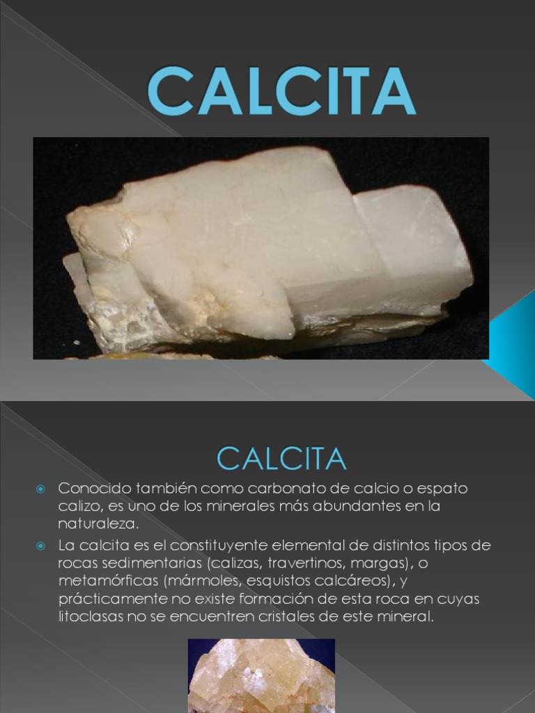 CALCITA | PDF | Calcita | Minerales