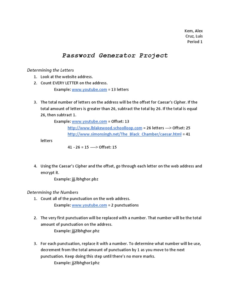 Password Generator | PDF | Computer Access Control | Obfuscation