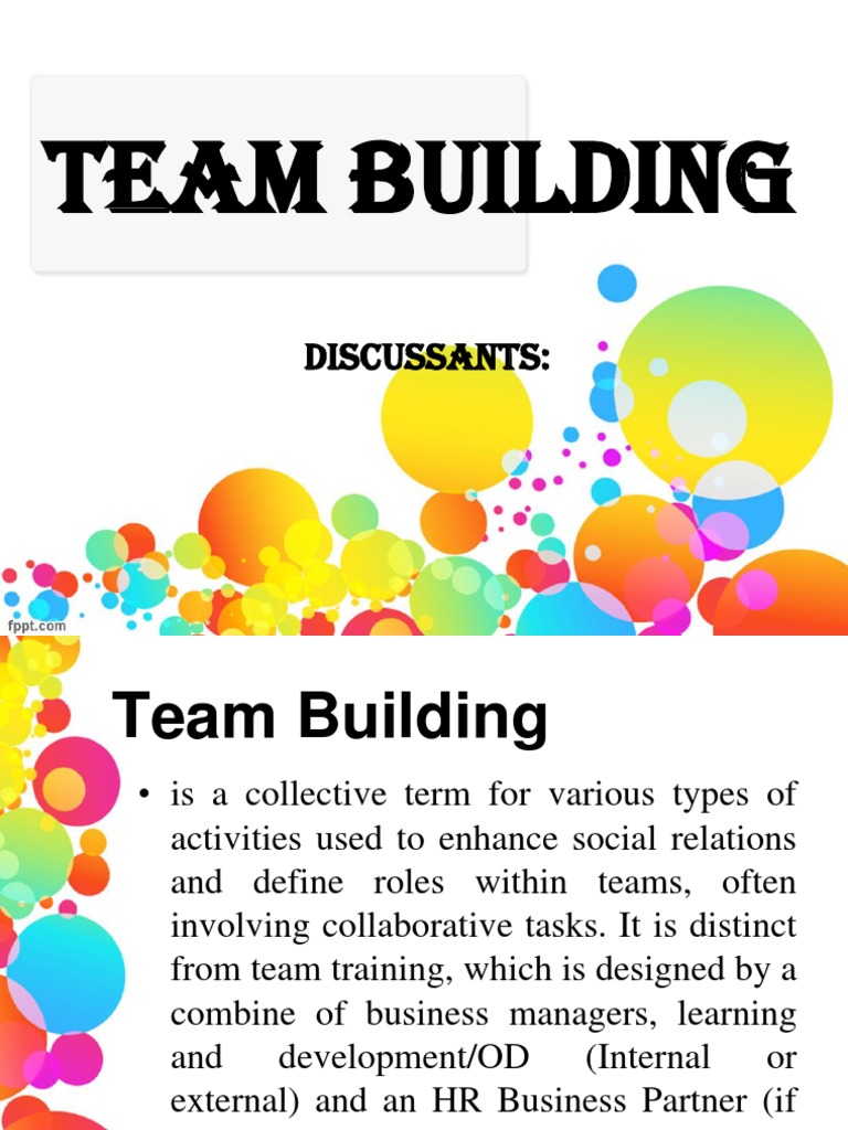 Team Building | PDF | Team Building | Psychology