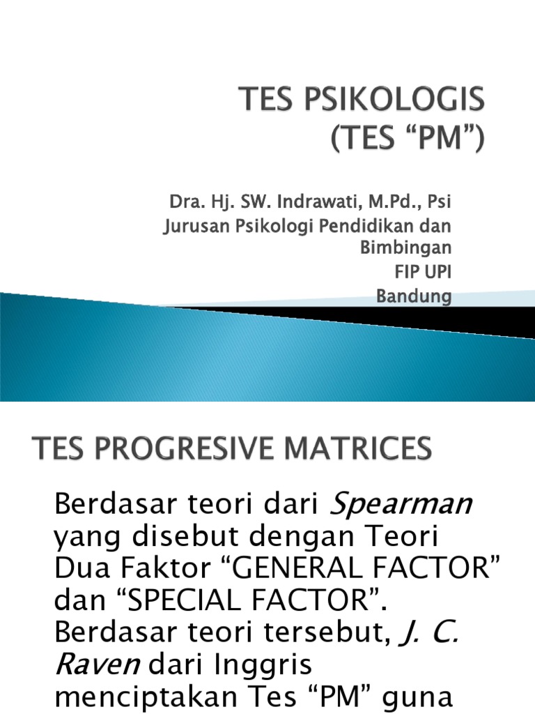 Tes PM | PDF