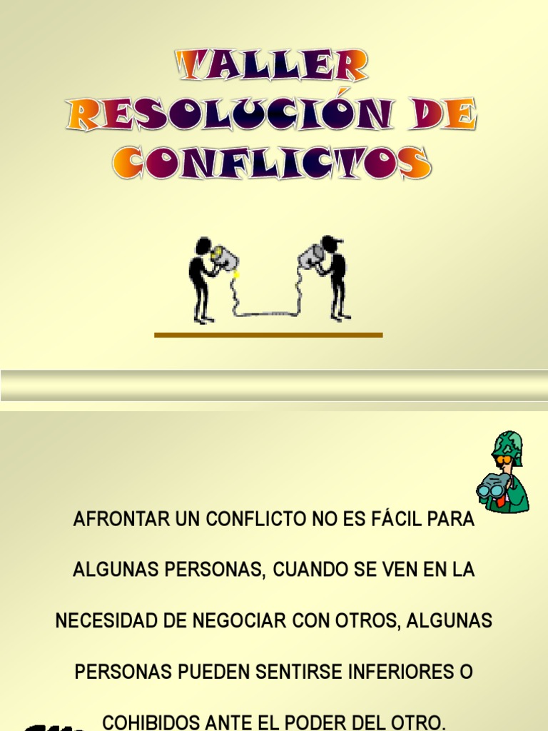 Resolucion de Conflictos | Conflicto (proceso) | Mediación