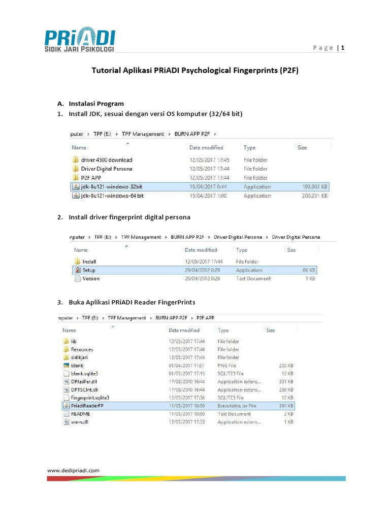 Panduan Instalasi dan Penggunaan P2F | PDF