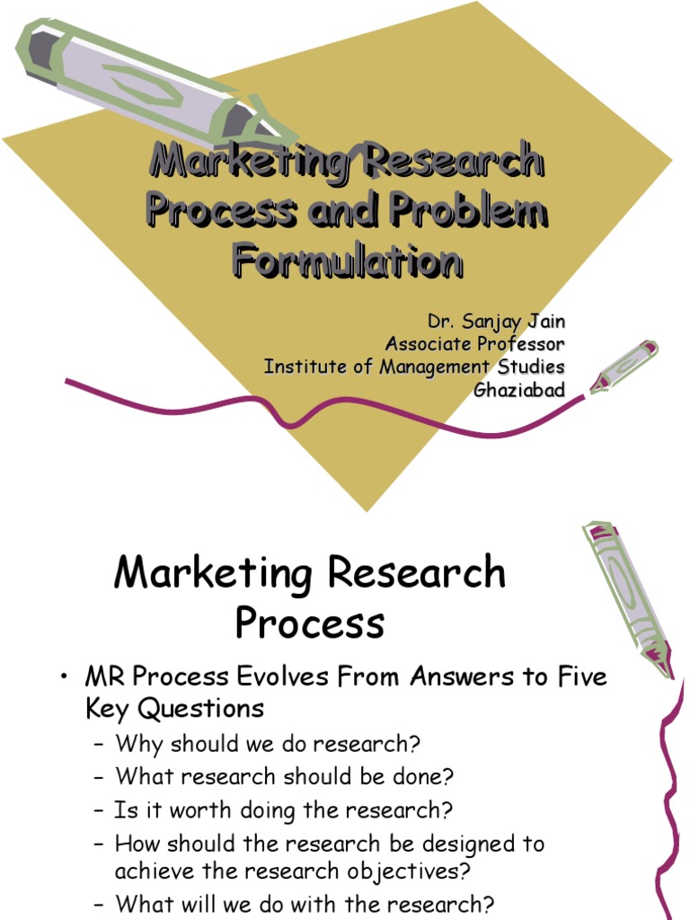 MR Process & Problem Formulation | PDF | Qualitative Research ...