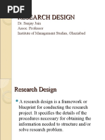 Exploratory Research Design: Qualitative Research