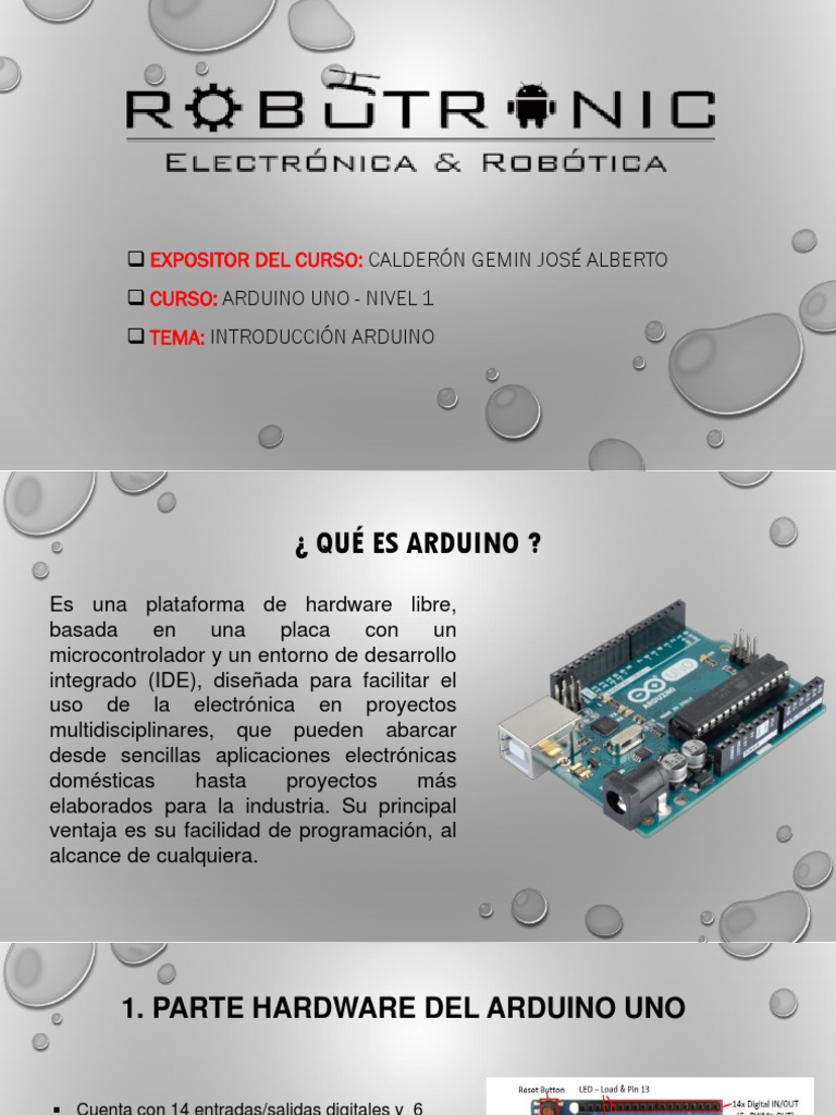 Curso Arduino Uno | PDF | Arduino | Clases de computadoras