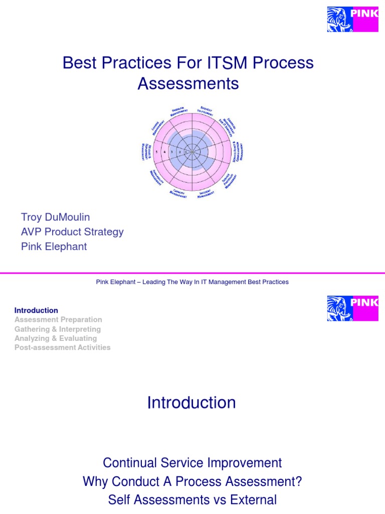 Best Practices For ITSM Process Assessment v1 PDF | PDF