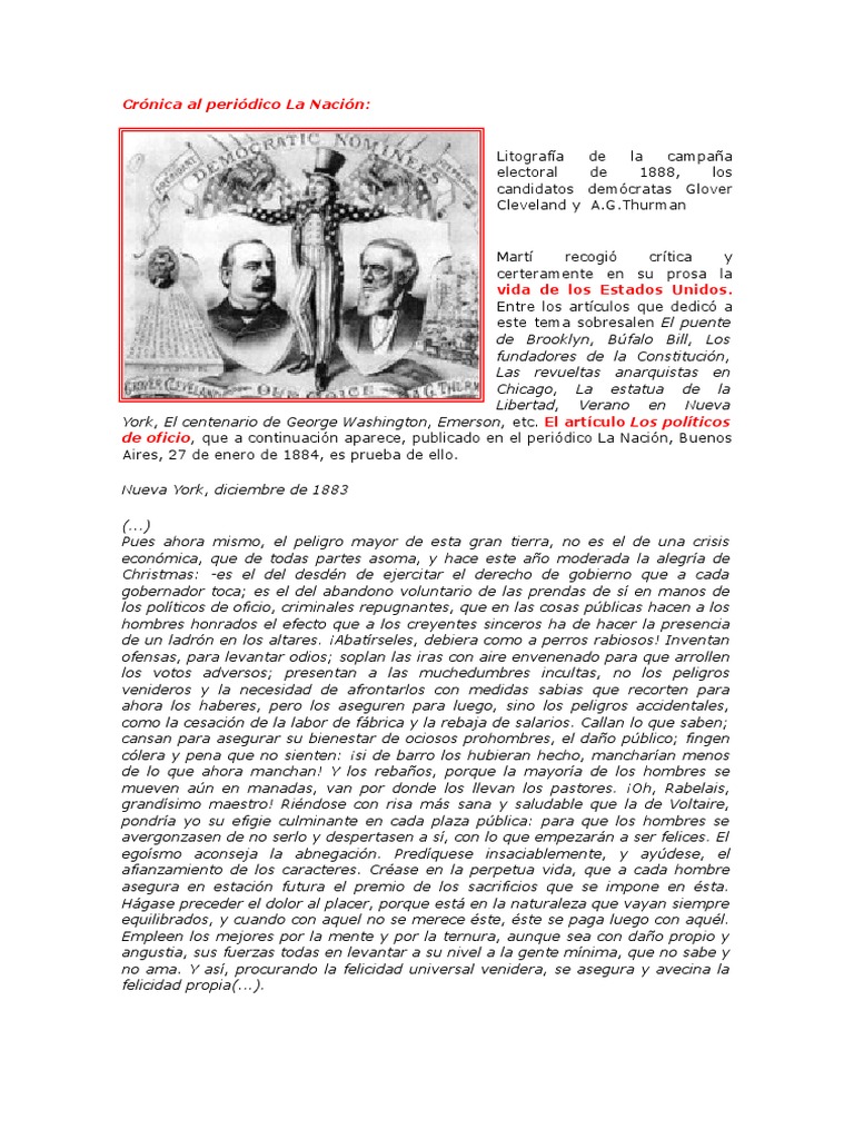 Articulos, Cartas y Versos de Jose Marti | Cuba | España