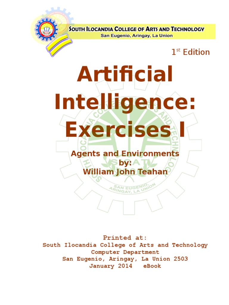 Artificial Intelligence: Exercises I: 1 Edition | PDF