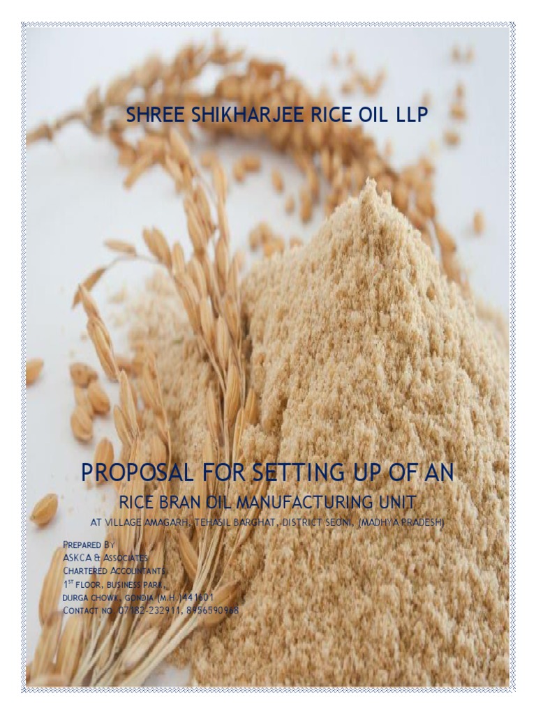 Shikharjee Rice Oil LLP PDF | PDF | Rice | Business