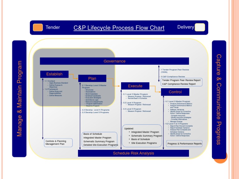 C&P Lifecycle Process Flow Chart | Download Free PDF | Systems ...