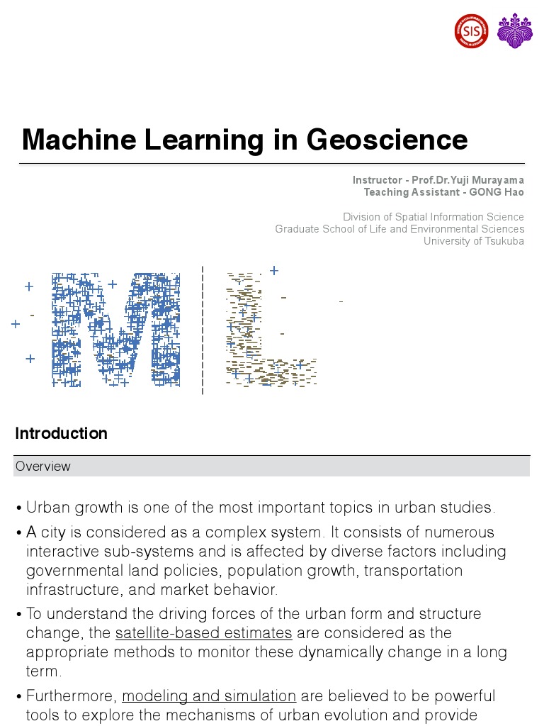 Machine Learning in Geoscience | PDF | Deep Learning | Machine Learning