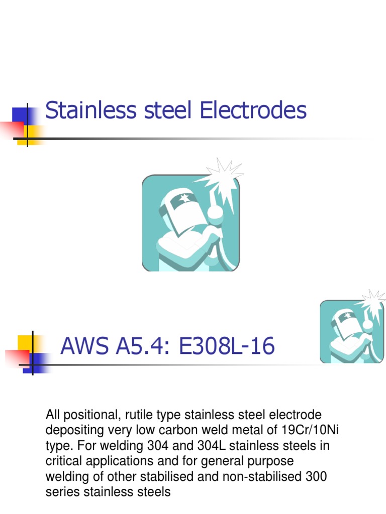 Stainless steel electrode AWS specifications guide | PDF | Stainless ...