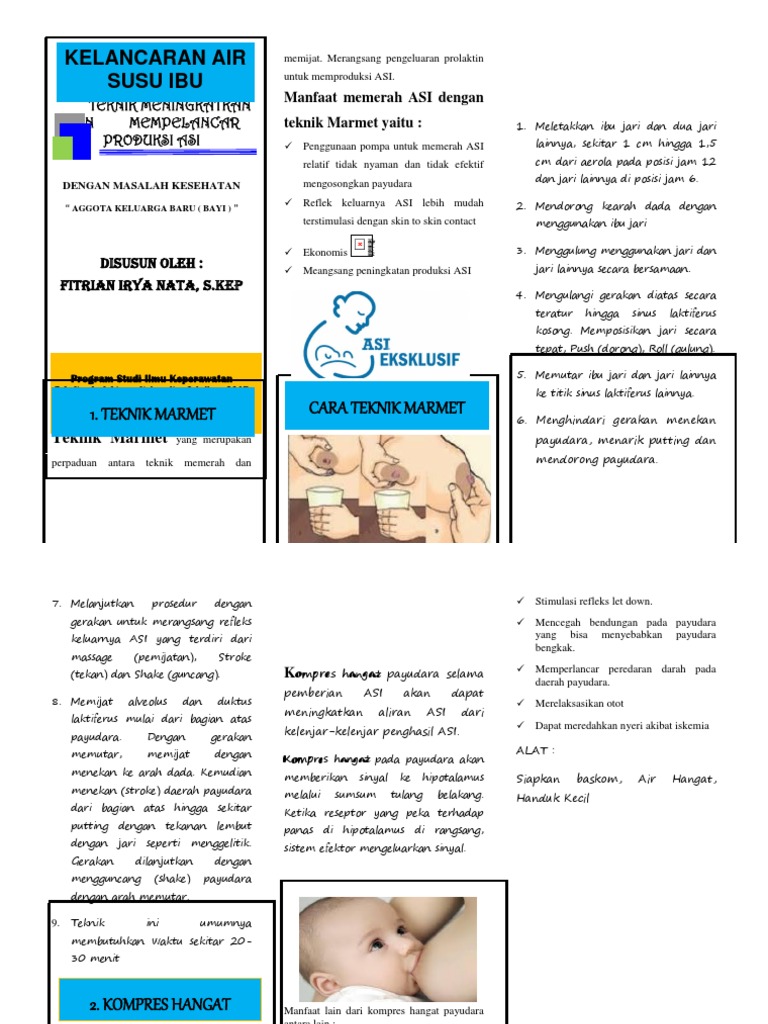 Teknik Marmet dan Kompres Hangat ASI | PDF