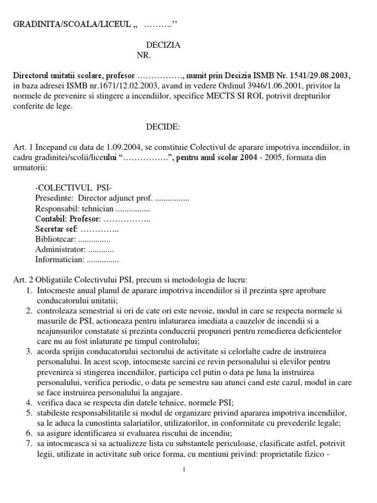 Dosar Psi Model PDF | PDF