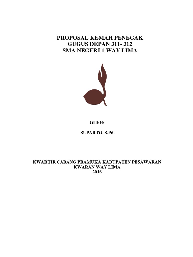 Proposal Kemah Penegak | PDF