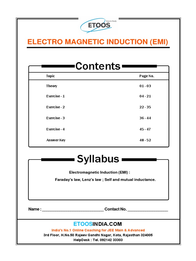 Emi | PDF | Electromagnetic Induction | Inductance