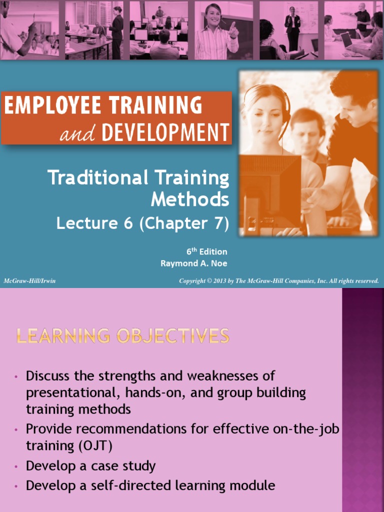 Lecture 6 - Traditional Training Methods | PDF | Simulation | Employment