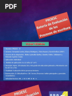 PROESC Normas de Aplicación, Corrección y Puntuación | PDF | Lingüística | Ciencia cognitiva