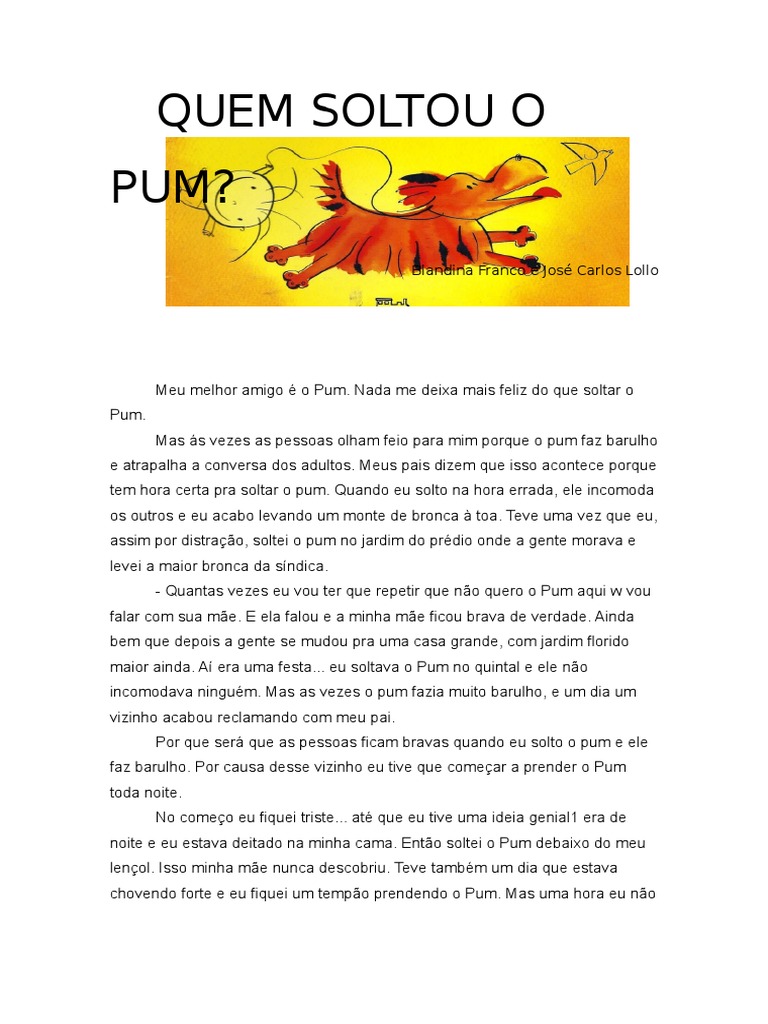 Quem Soltou o Pum | PDF