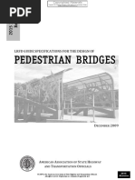 AASHTO Guide Specifications For Design of Pedestrian Bridges 2009 ...