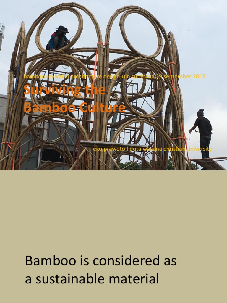 Reviving Bamboo Culture in Architecture | PDF | Foreign Language Studies