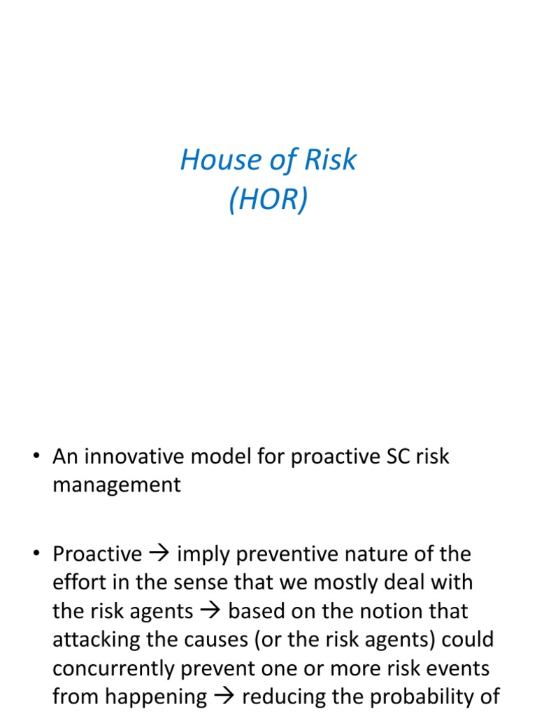 6 House of RIsk | PDF | Risk | Business