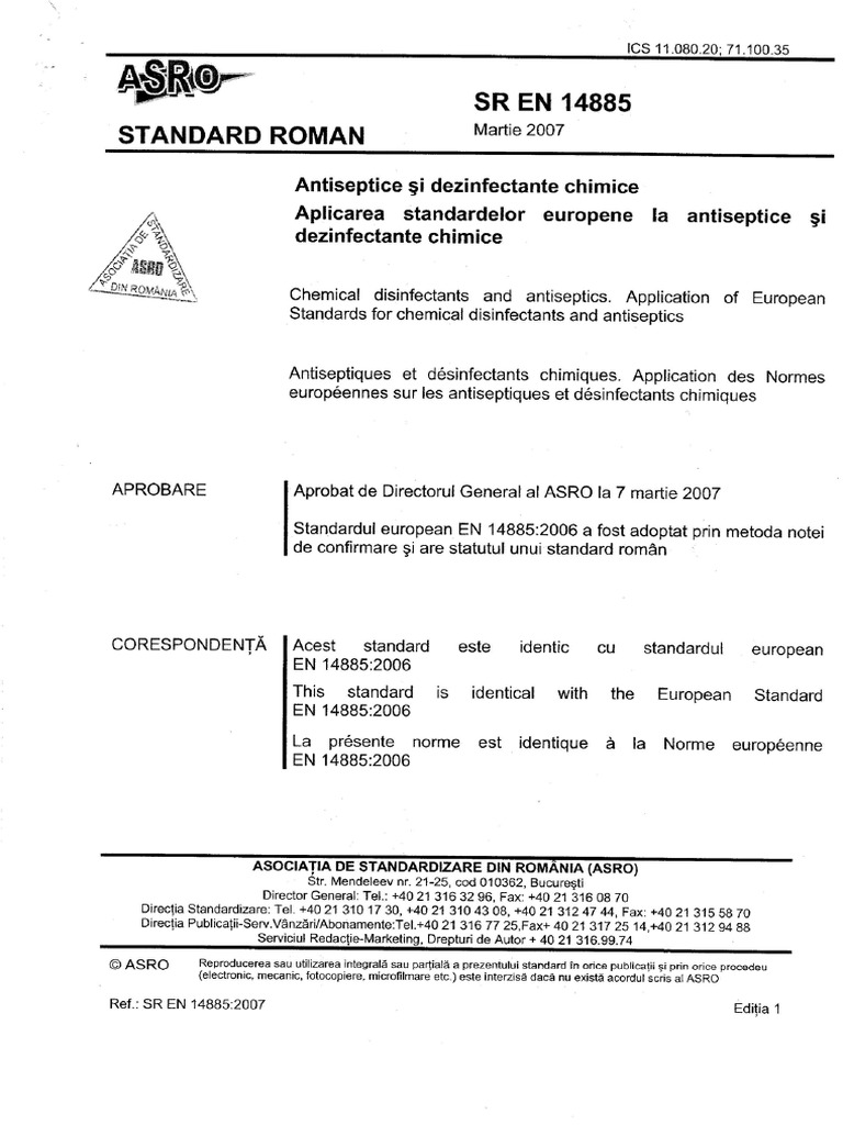 EN 14885.pdf-2006 | PDF