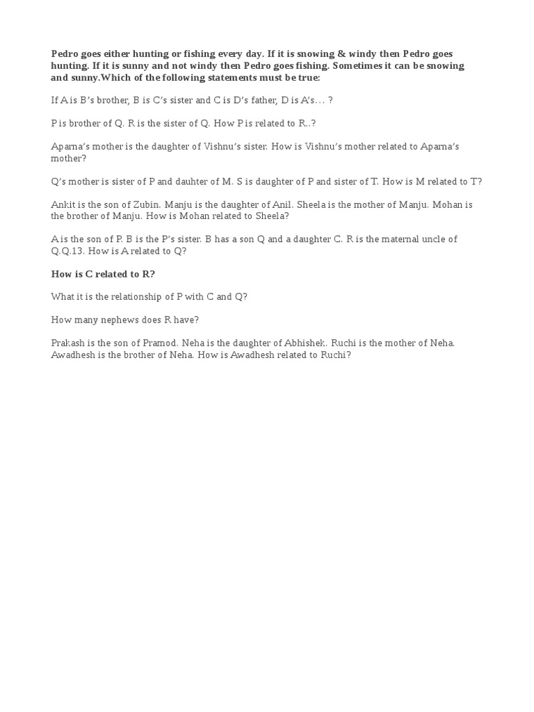 Reasoning Model Questions | PDF