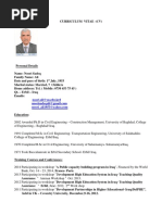 Fatima CV Example | PDF | Engineering | Teachers