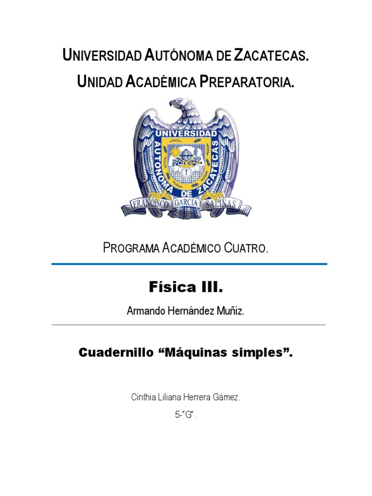 Cuadernillo Maquinas Simples | PDF | Palanca | Kilogramo