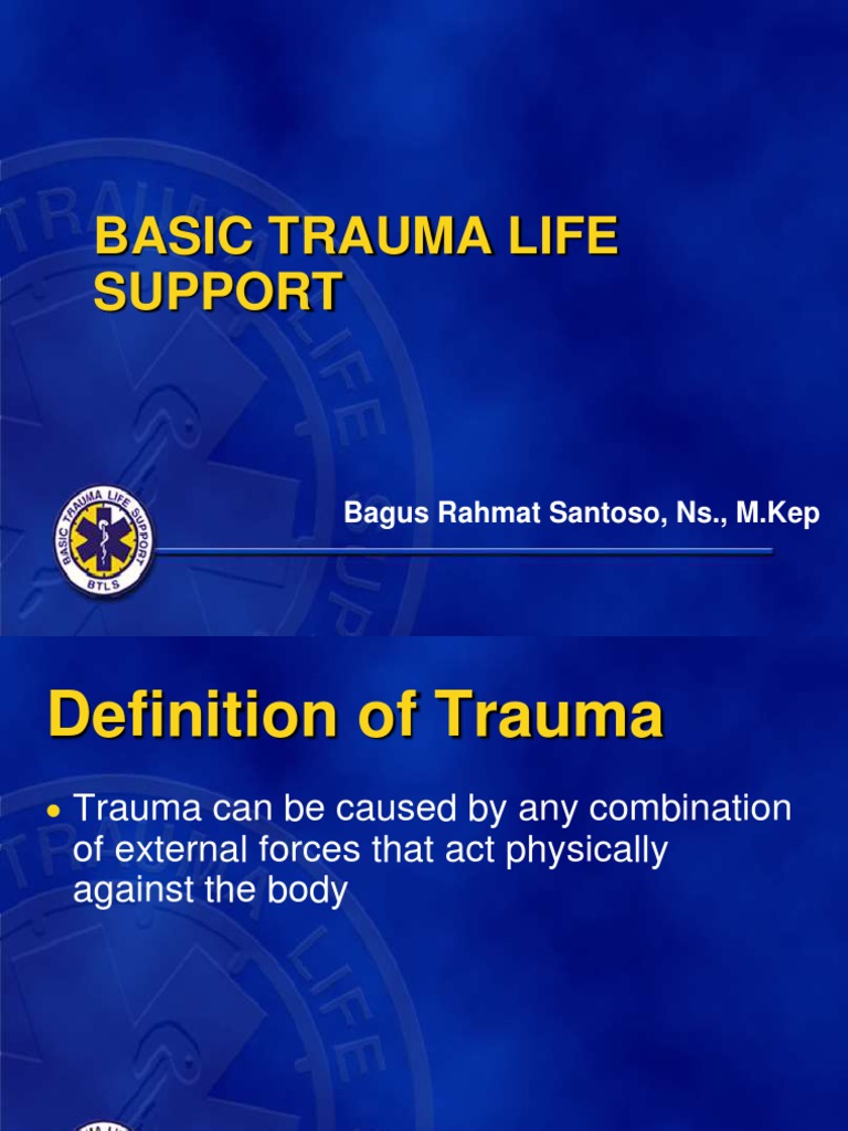 Basic Trauma Life Support | PDF