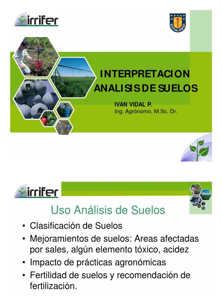 Interpretacion Analisis de Suelos | Fertilizante | Suelo