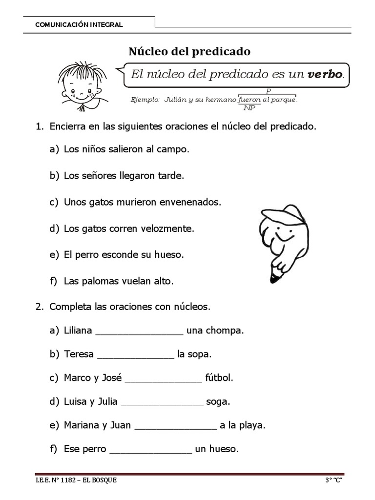 Núcleo Del Predicado | PDF