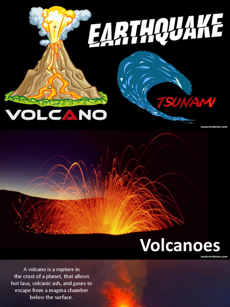 Volcanoes, Earthquakes & Tsunamis | PDF | Volcano | Tsunami