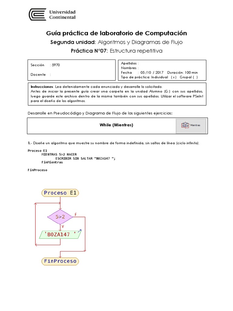 Ejercicios de Pseint | PDF | Algoritmos | Informática