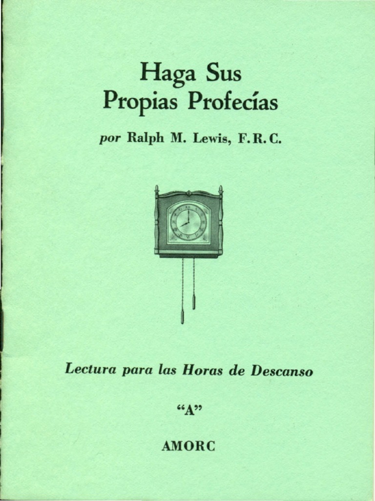 Lewis Ralph - Haga Sus Propias Profecias | PDF | Mente | Percepción