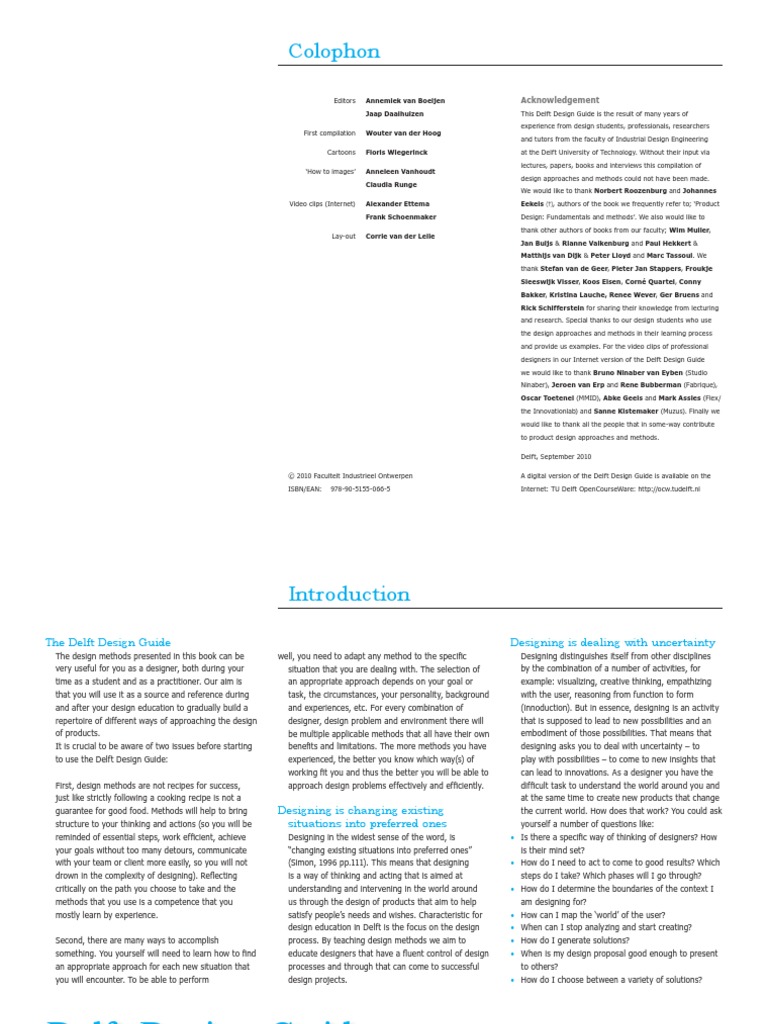 Delft Design Guide | PDF | New Product Development | Product Design