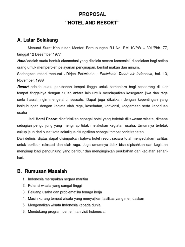 TOR Hotel Resort | PDF