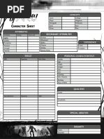 HeroQuest - Character Sheet 3 | PDF