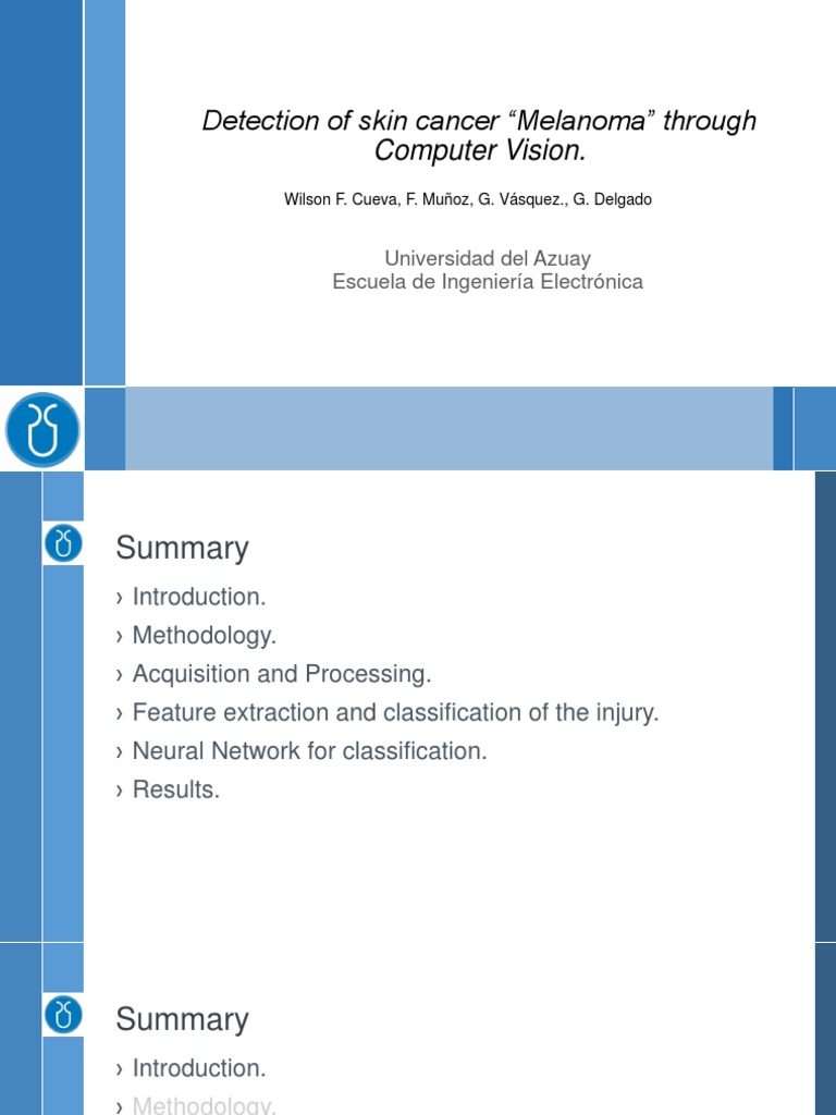 Detection of Skin Cancer | PDF | Melanoma | Artificial Neural Network